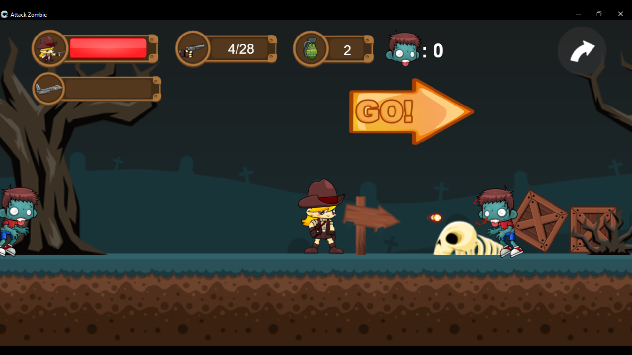 Zombie Attack - HTML5 GAME by GameDiStudio_ | CodeCanyon