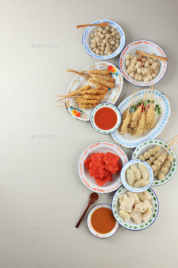 Various Food made From Tapioca Flours or Aci from Bandung, Indonesia ...