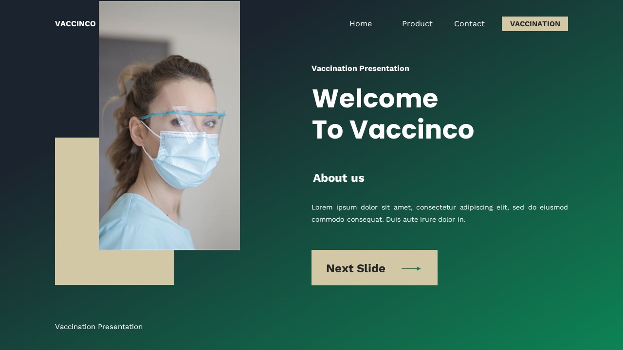 Vaccinco - Vaccination Google Slide Templates, Presentation Templates