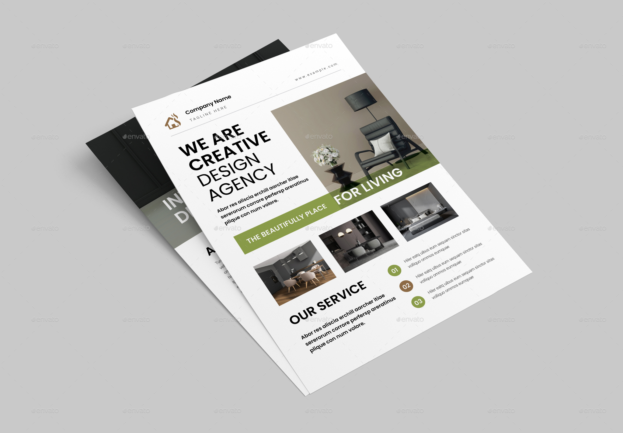 Interior Design Flyer, Print Templates | GraphicRiver