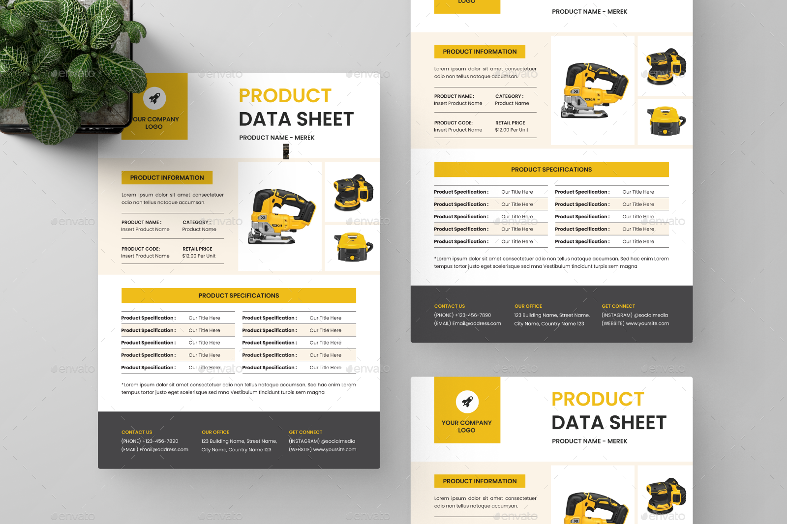 Product Data Sheet, Print Templates | GraphicRiver