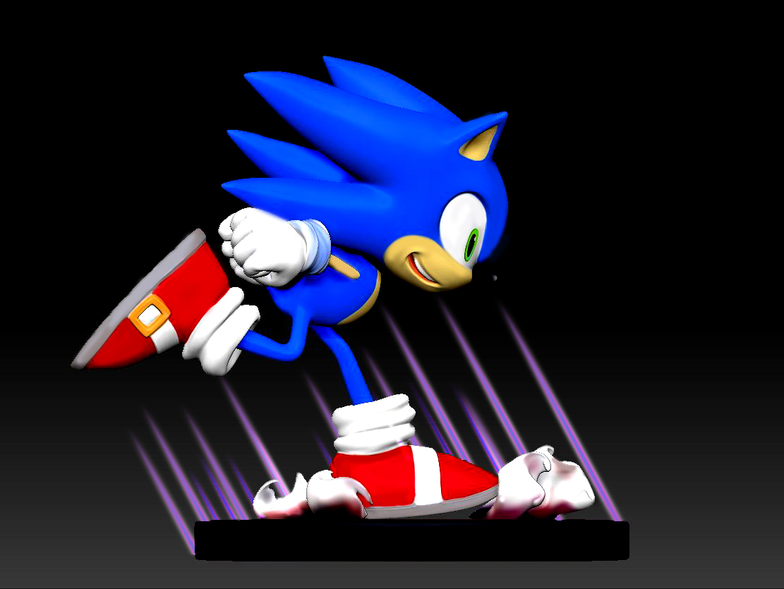 Sonic the Hedgehog 3D print model by playdesign | 3DOcean