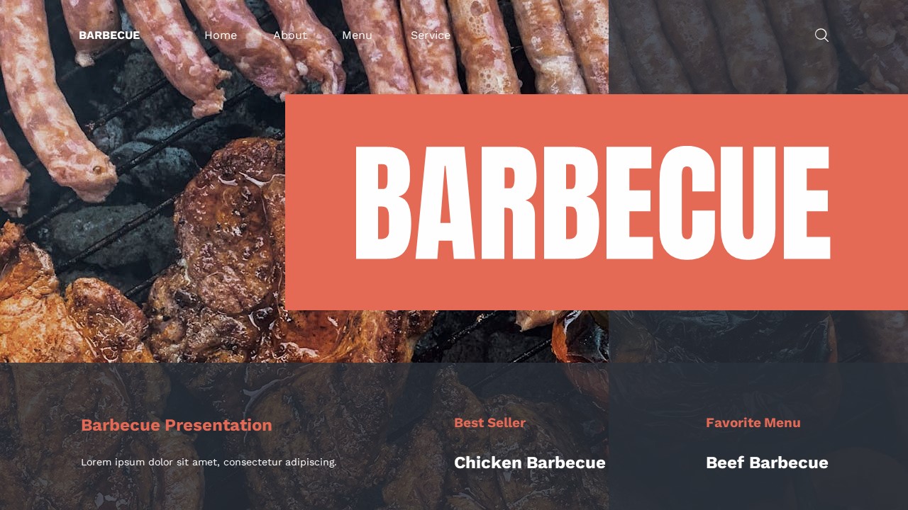 Barbecue - Barbecue Google Slide Templates, Presentation Templates
