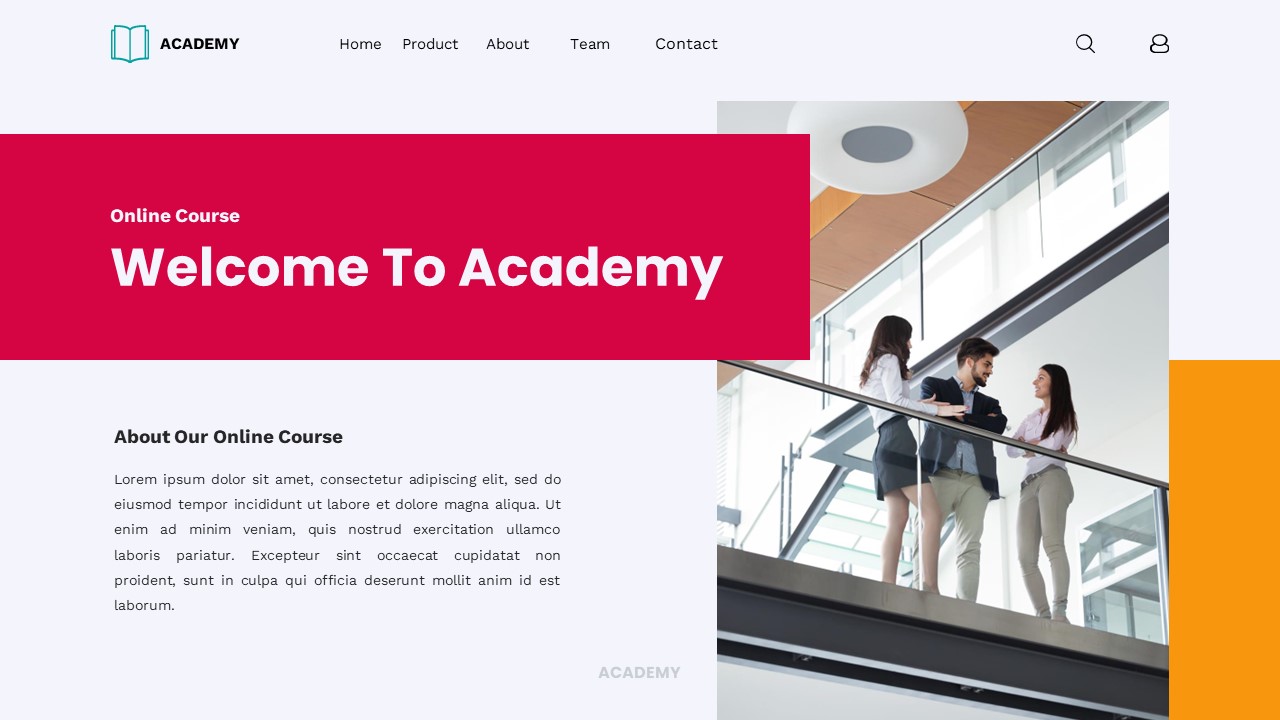 Academy - Online Course Powerpoint Templates, Presentation Templates