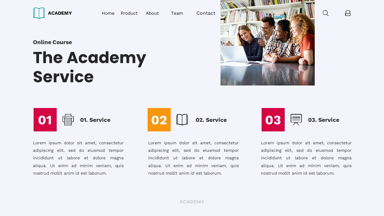 Academy - Online Course Powerpoint Templates, Presentation Templates
