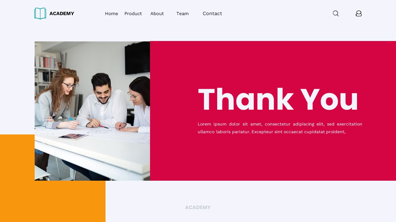 Academy - Online Course Google Slide Templates, Presentation Templates