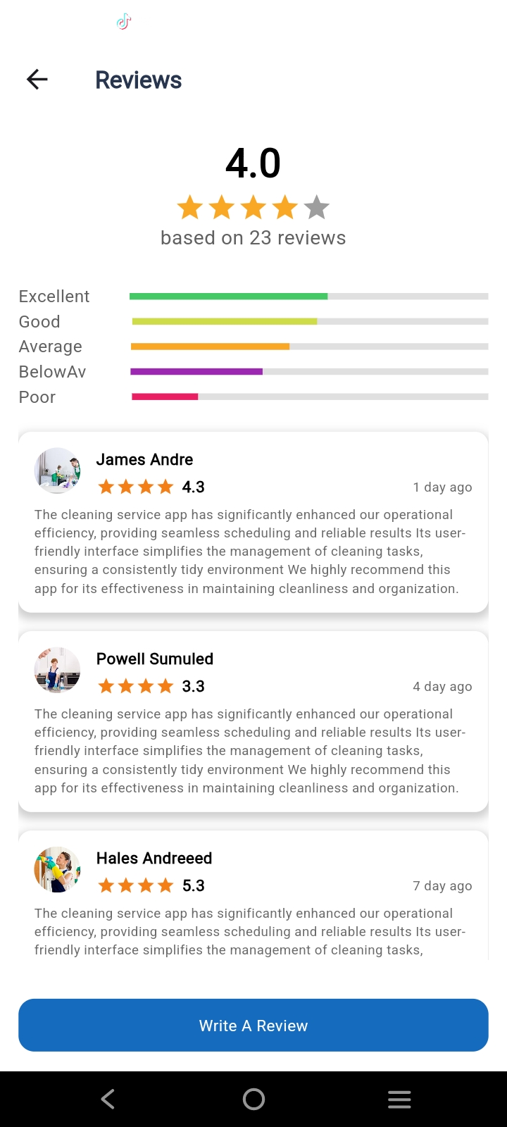 Premium Home Cleaning Services App Flutter UI by CodentraTech | CodeCanyon
