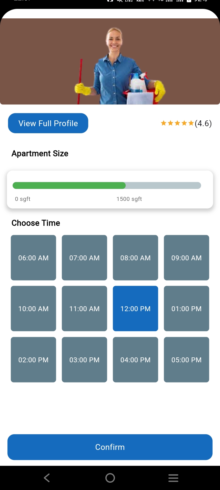 Premium Home Cleaning Services App Flutter UI by CodentraTech | CodeCanyon