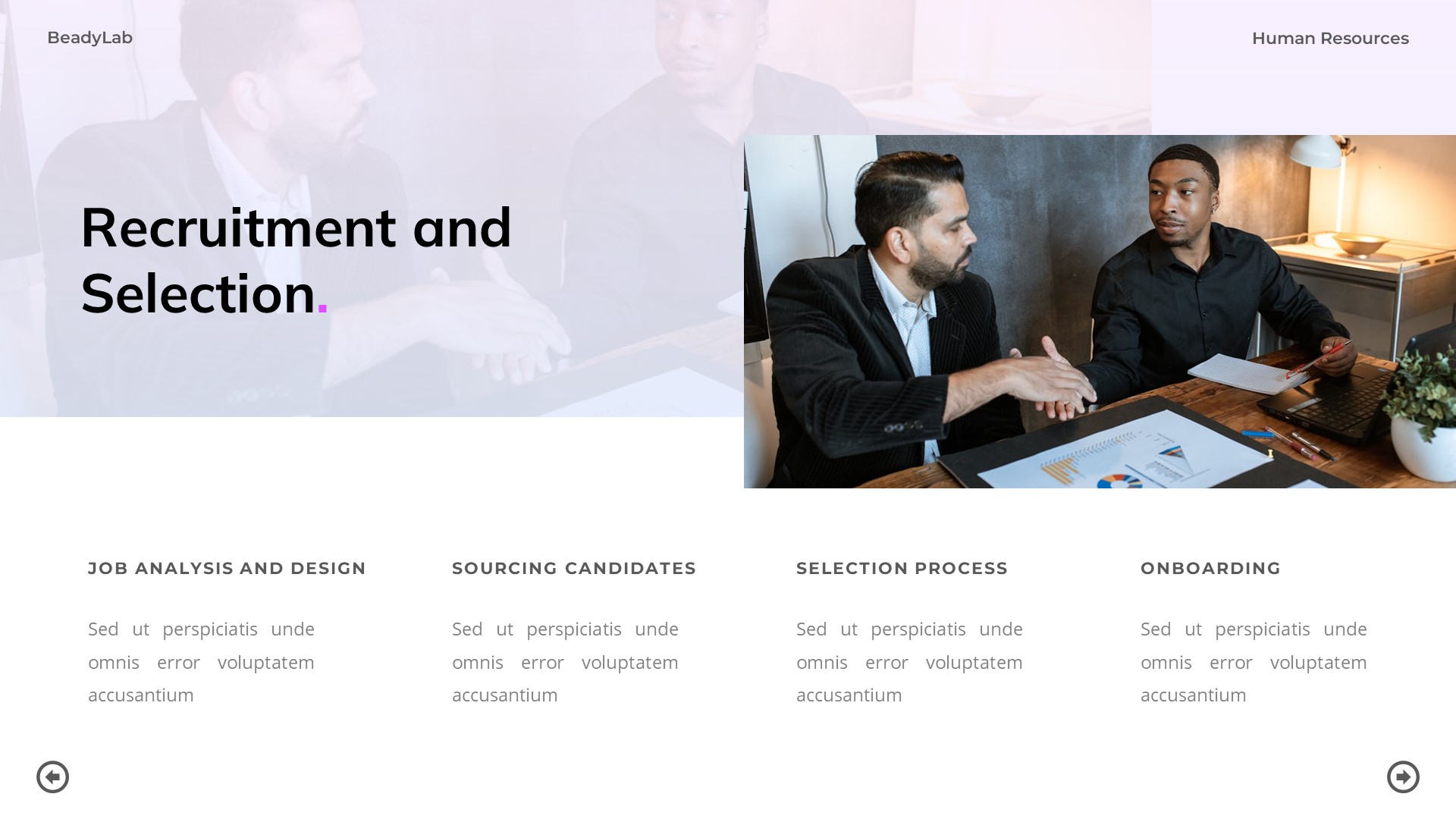 Human Resources - HRD PowerPoint template, Presentation Templates ...