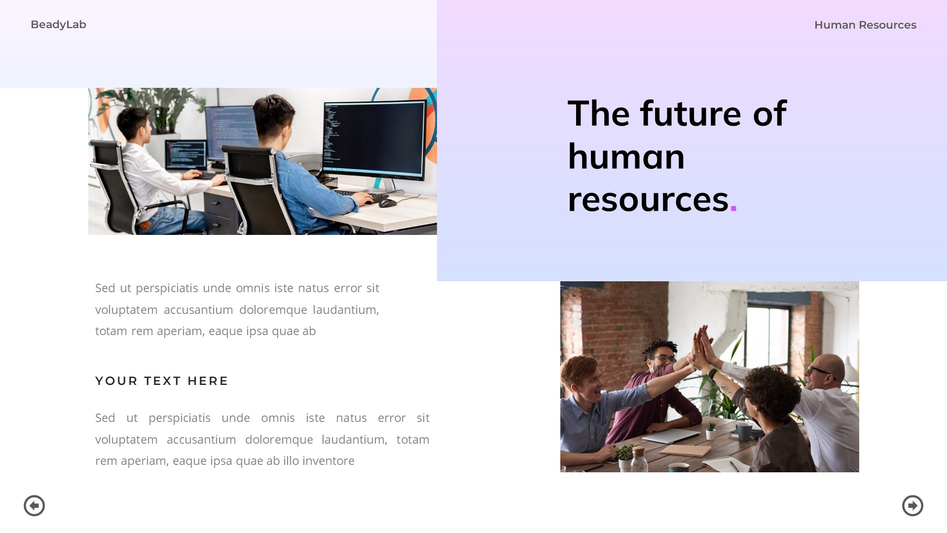 Human Resources - HRD PowerPoint template, Presentation Templates ...