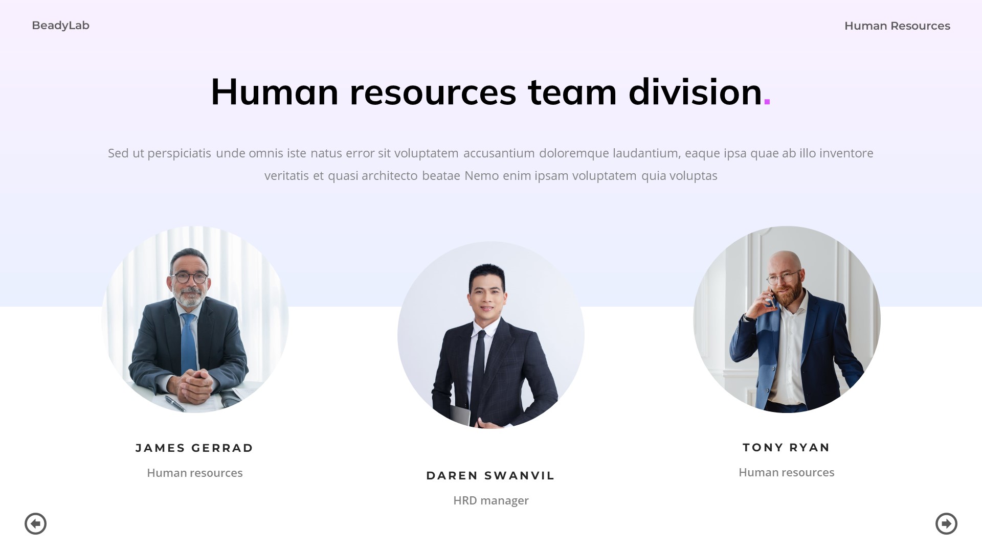 Human Resources - HRD Google Slides template, Presentation Templates