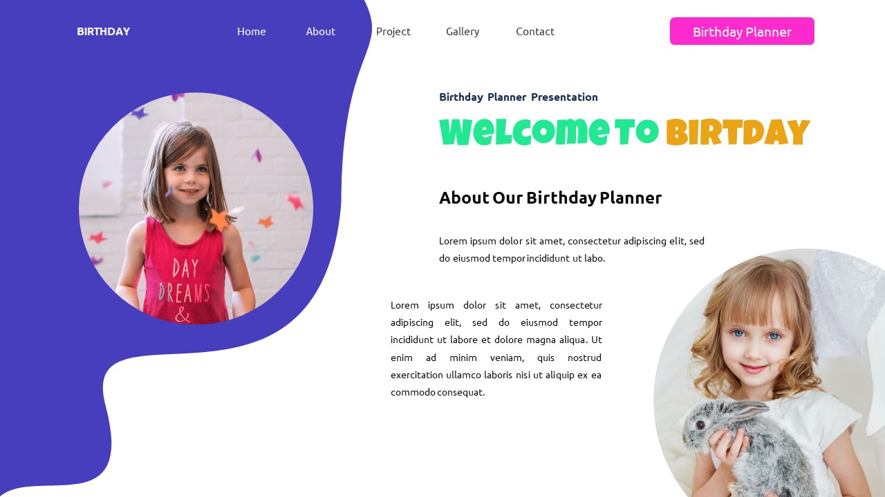 Birthday - Birthday Planner Powerpoint Templates, Presentation Templates