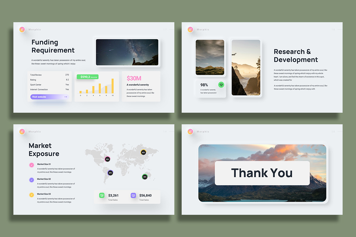 Morphic PowerPoint Template, Presentation Templates | GraphicRiver