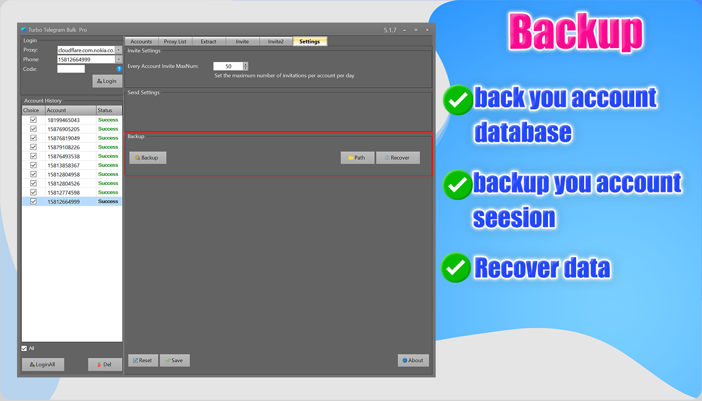 Turbo Telegram Bulk Ultra by IonicStudio | CodeCanyon