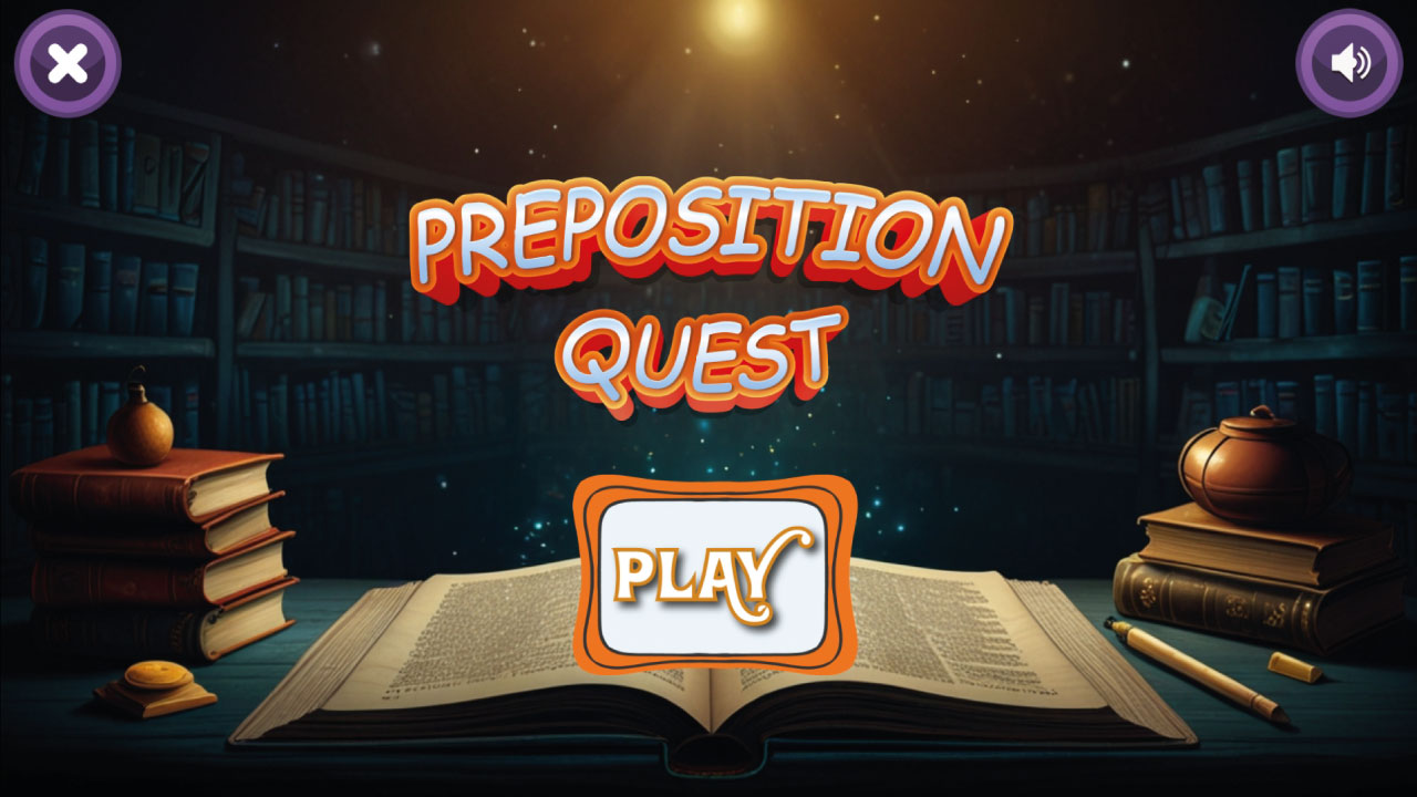 Preposition Quest Game- Educational Game - HTML5, Construct 3 by ...