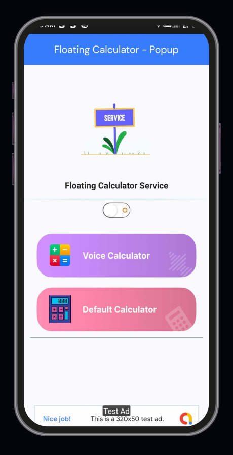 Calculator - Floating Widget - Pop-up Calculator - Utility Floating Calculator by Vayu_Android