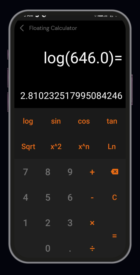 Calculator - Floating Widget - Pop-up Calculator - Utility Floating ...