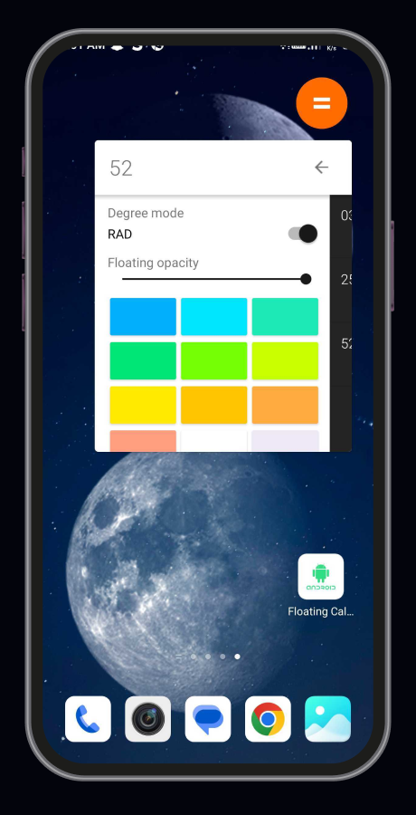 Calculator - Floating Widget - Pop-up Calculator - Utility Floating Calculator by Vayu_Android