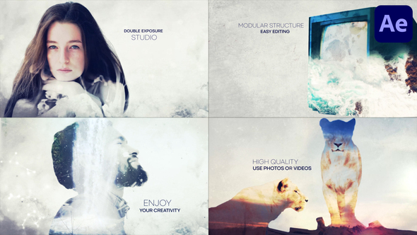 Double Exposure Studio | After Effects, After Effects Project Files