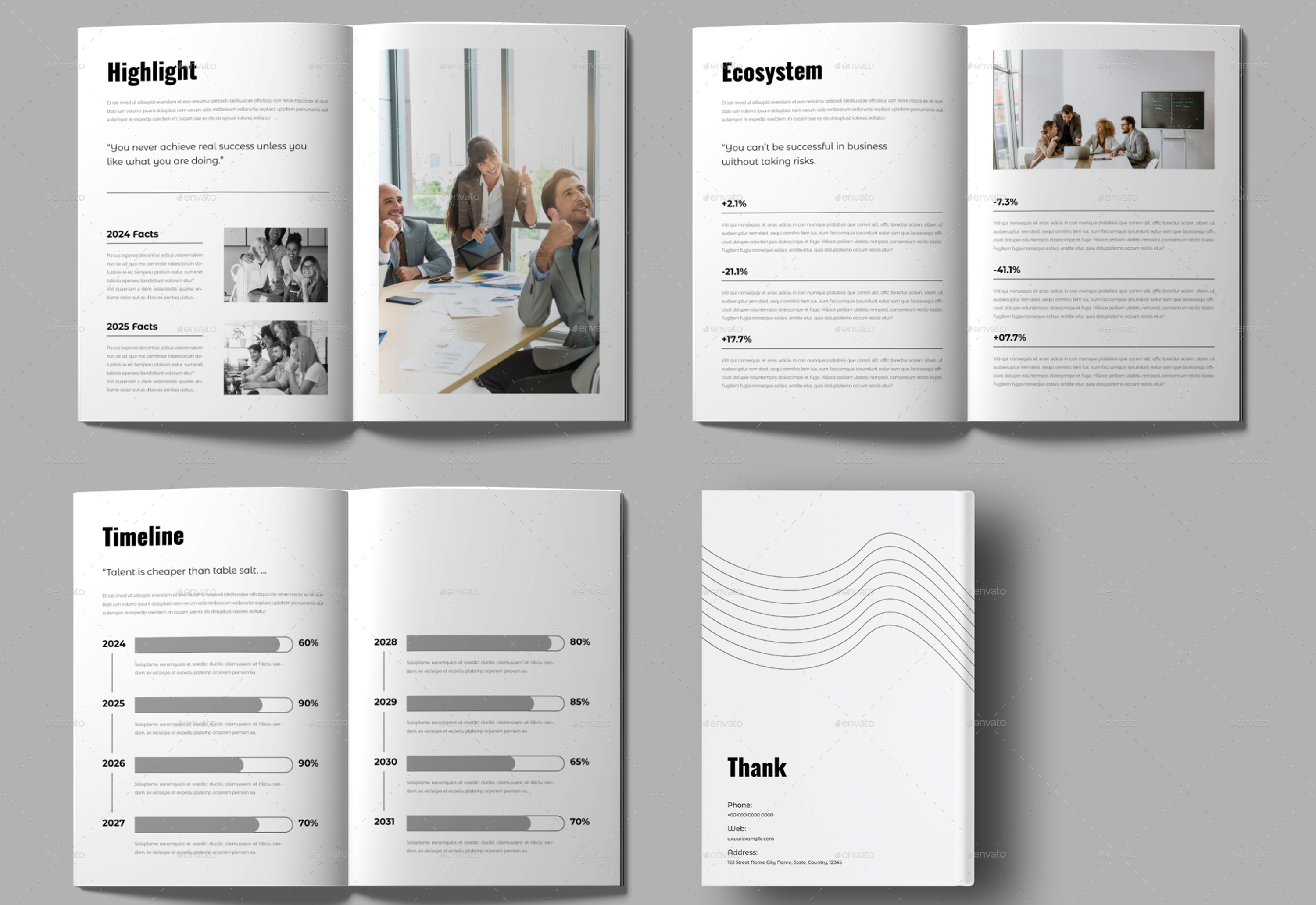 White Paper Layout, Print Templates | GraphicRiver