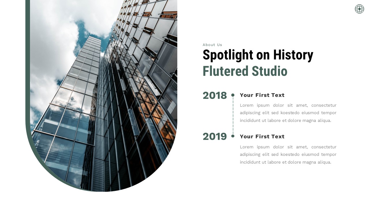 Flutered - Modern Business Keynote Template, Presentation Templates