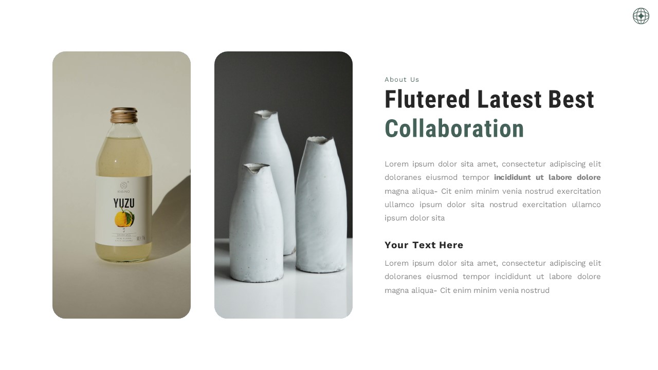Flutered - Modern Business Keynote Template, Presentation Templates