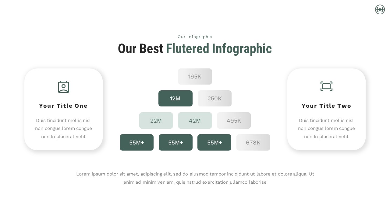 Flutered - Modern Business Keynote Template, Presentation Templates