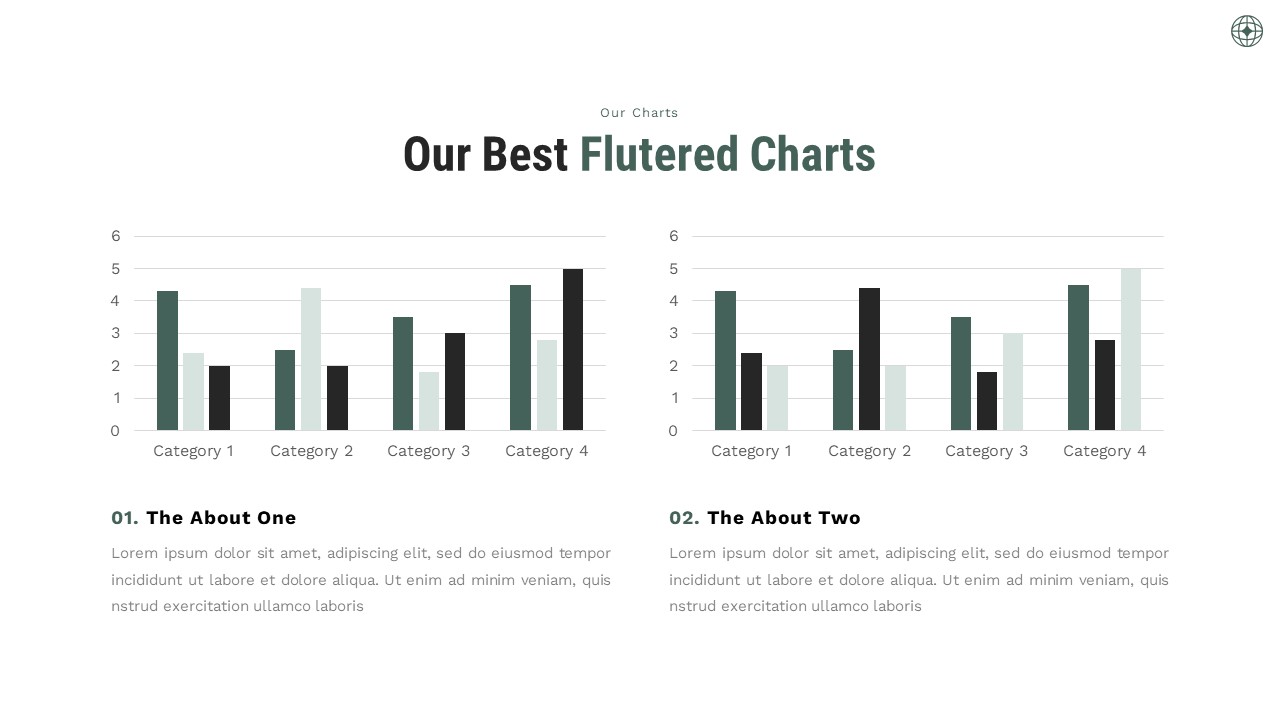 Flutered - Modern Business Keynote Template, Presentation Templates