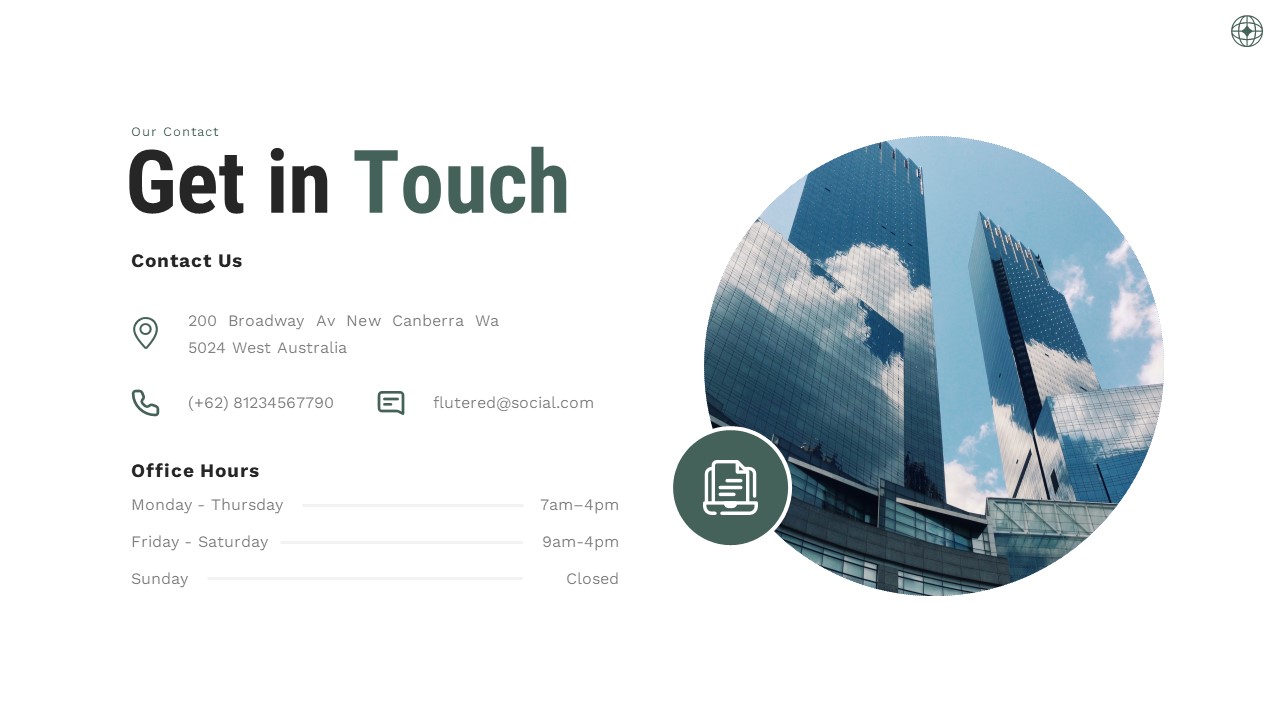 Flutered - Modern Business Keynote Template, Presentation Templates