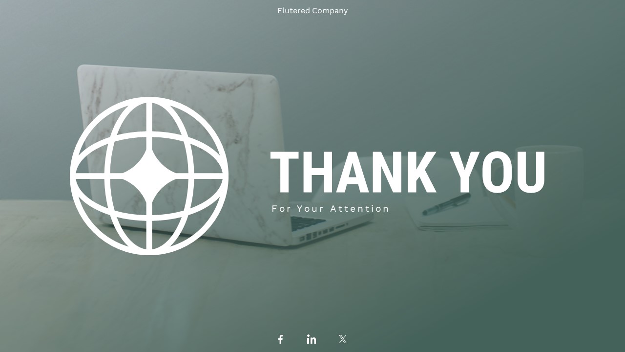 Flutered - Modern Business Keynote Template, Presentation Templates