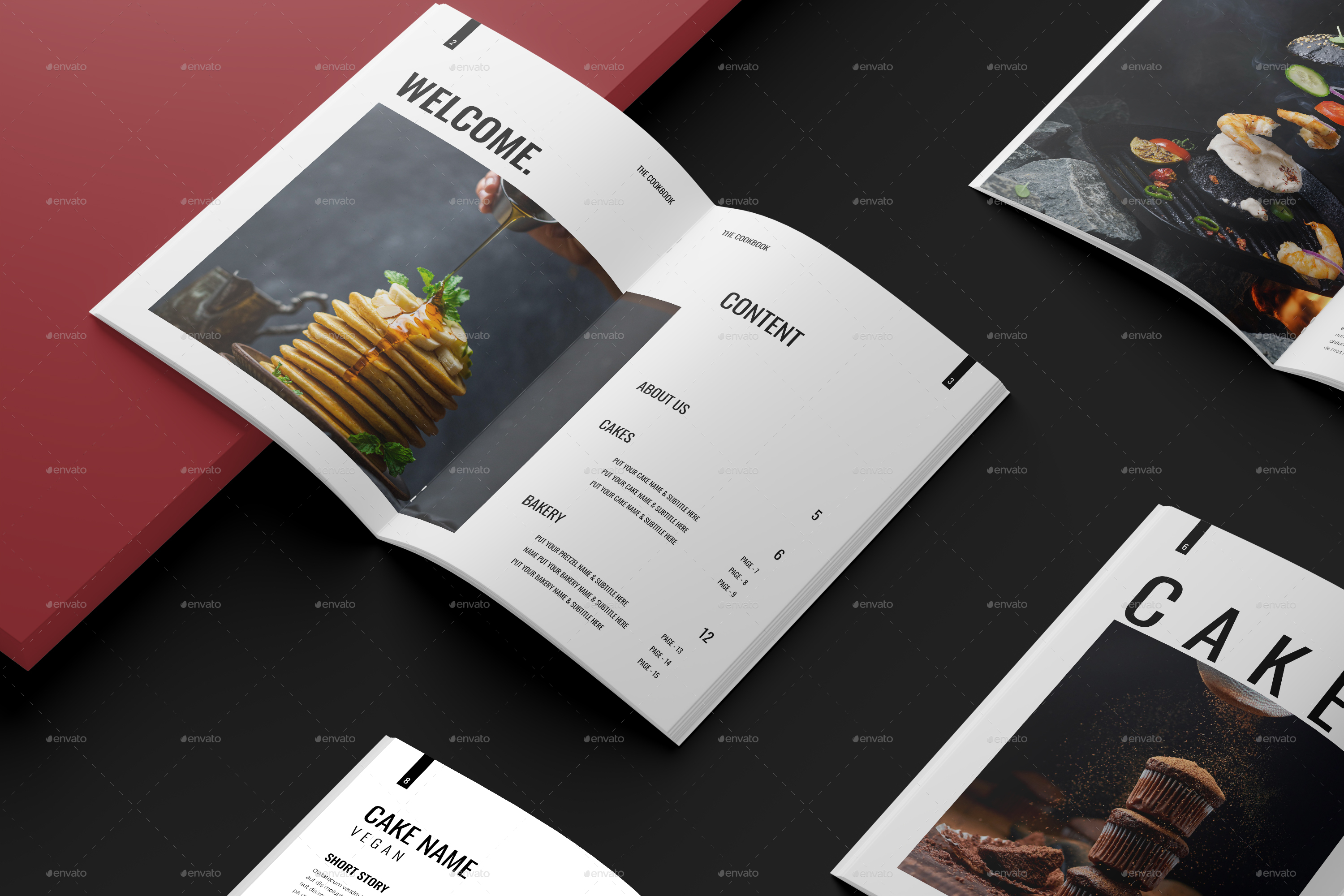 Cookbook Template | Ms word & InDesign Template, Print Templates ...
