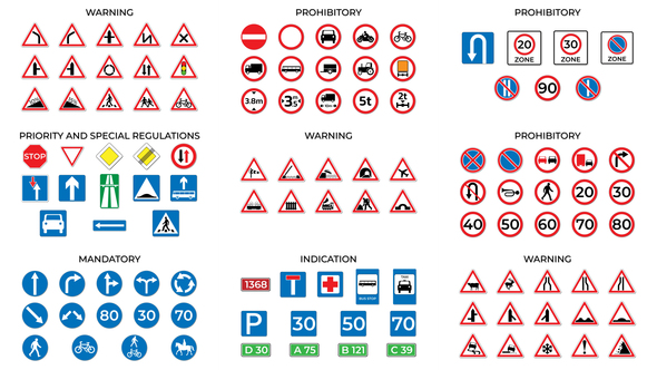 Animated Road Signs, After Effects Project Files | VideoHive