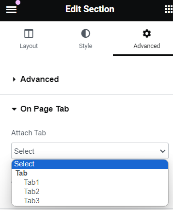 OnPageTab | Turn Elementor Sections into Tabs by TheTechyDots | CodeCanyon