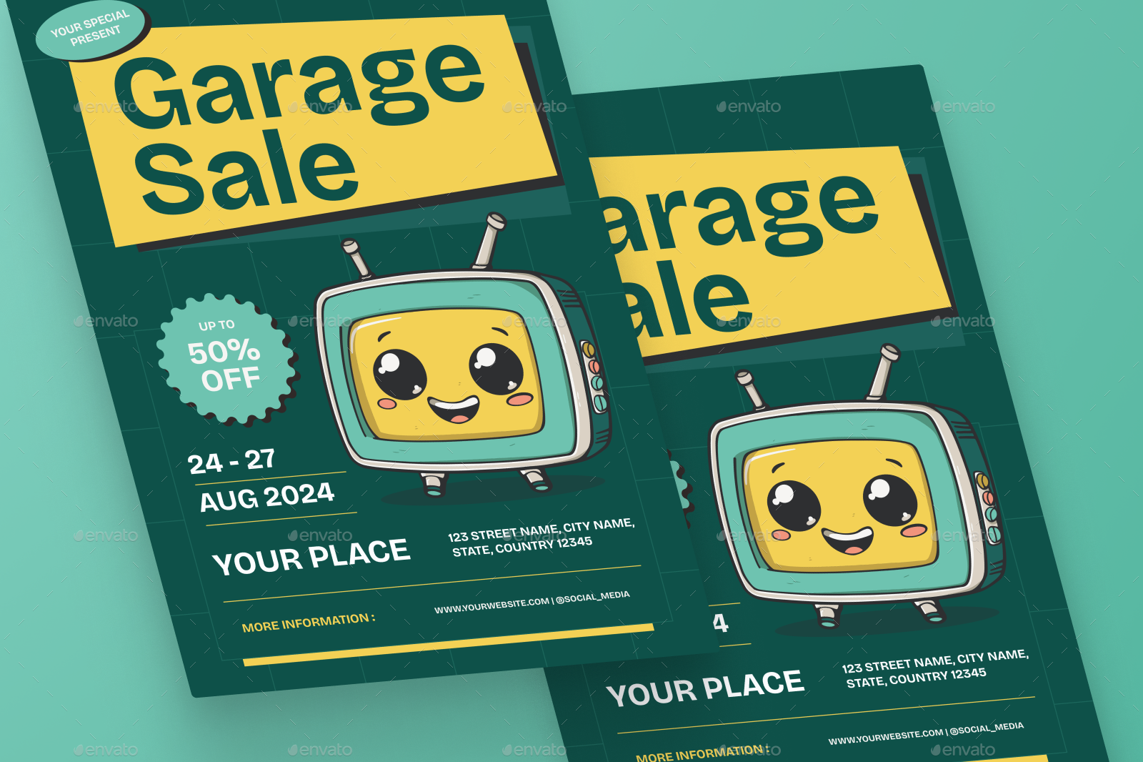 Garage Sale Flyer, Print Templates | GraphicRiver