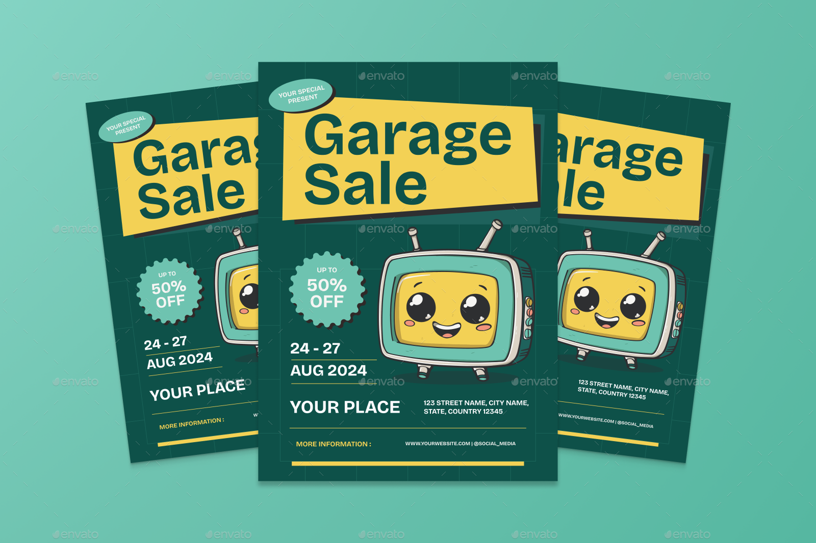 Garage Sale Flyer, Print Templates | GraphicRiver