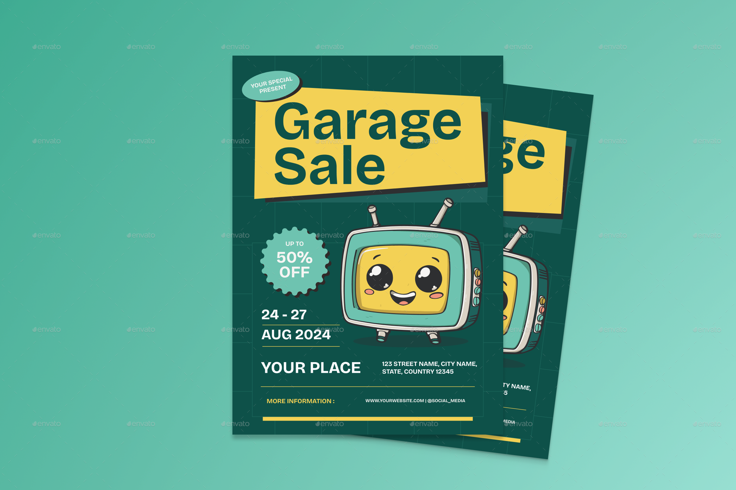 Garage Sale Flyer, Print Templates | GraphicRiver
