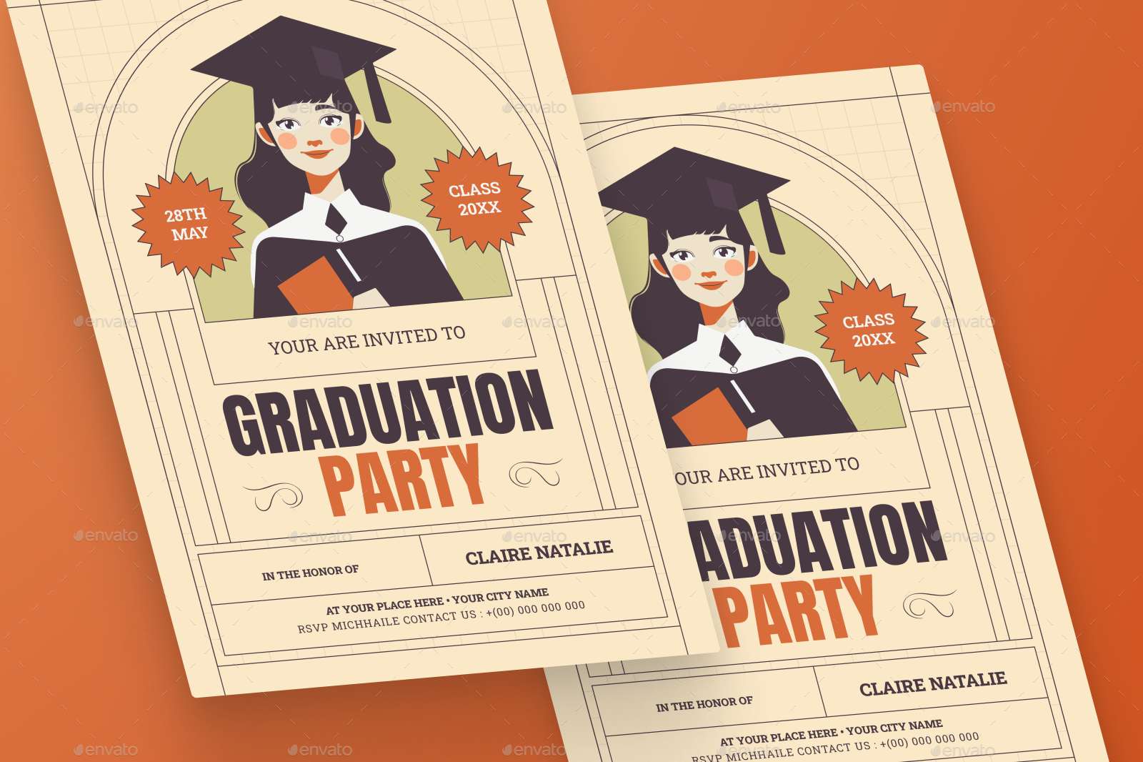 Graduation Celebrate Flyer, Print Templates | GraphicRiver