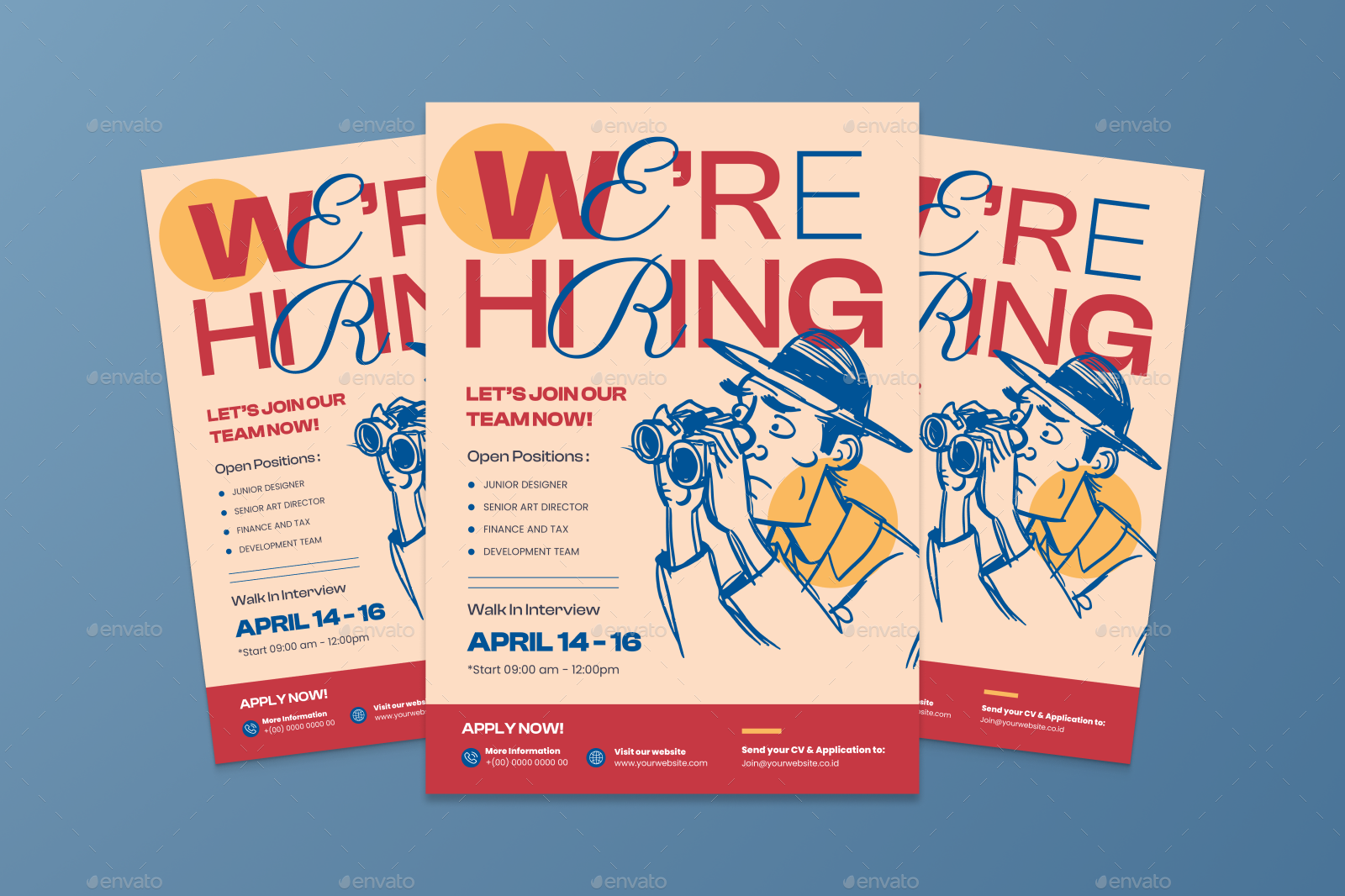 Job Hiring Flyer, Print Templates | GraphicRiver