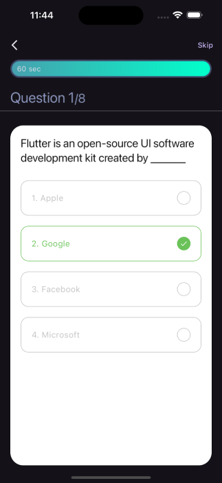 Quiz Game - Flutter App by devchmoez | CodeCanyon