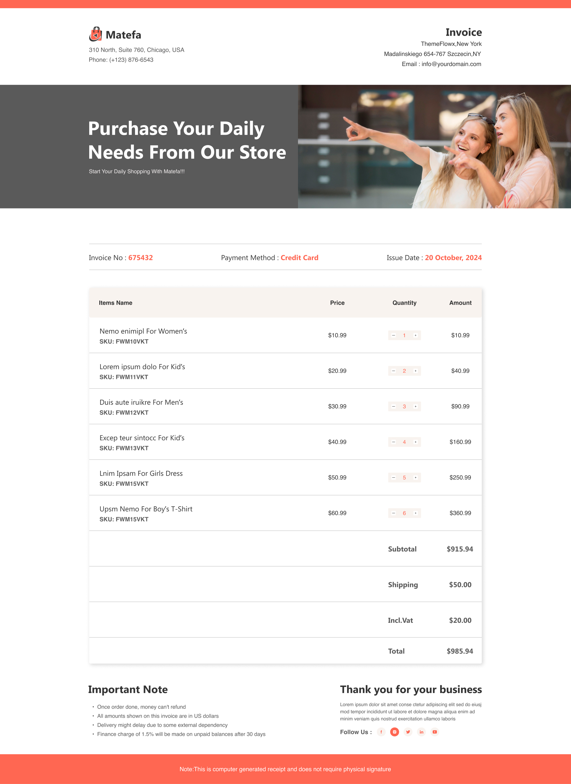 Matefa- E-Commerce Figma Template by ThemeFlowx | ThemeForest