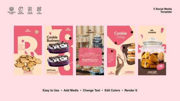 Cookies Instagram Reels, After Effects Project Files | VideoHive