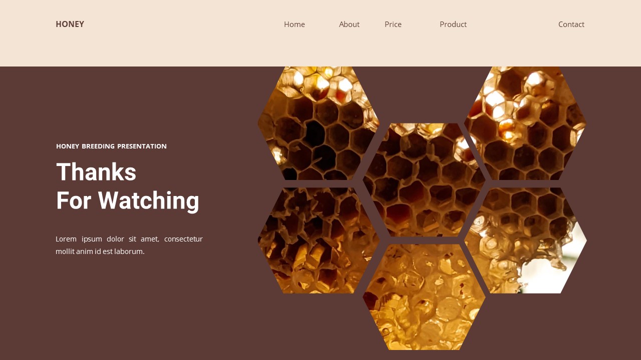 Honey - Honey Breeding Keynote Templates, Presentation Templates ...