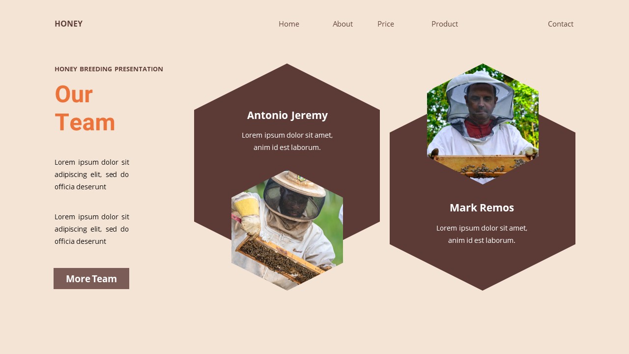 Honey - Honey Breeding Keynote Templates, Presentation Templates ...