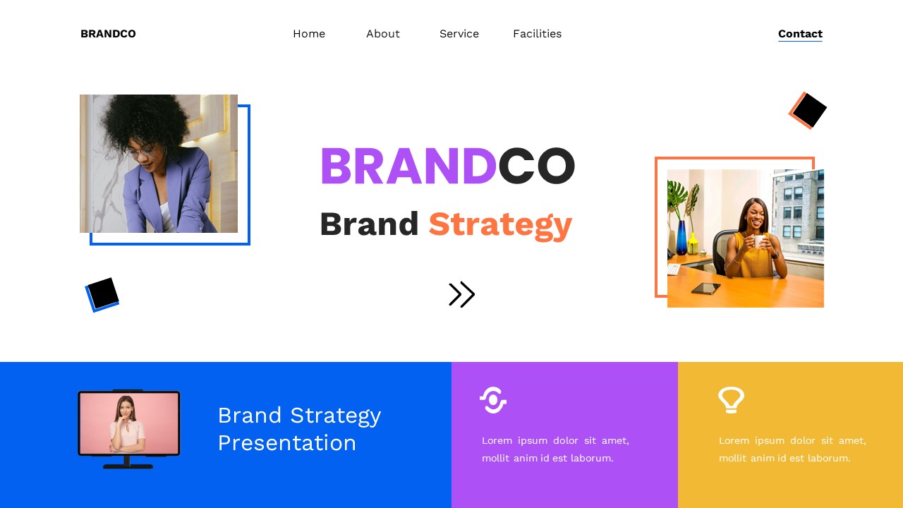 Brandco - Brand Strategy Powerpoint Templates, Presentation Templates