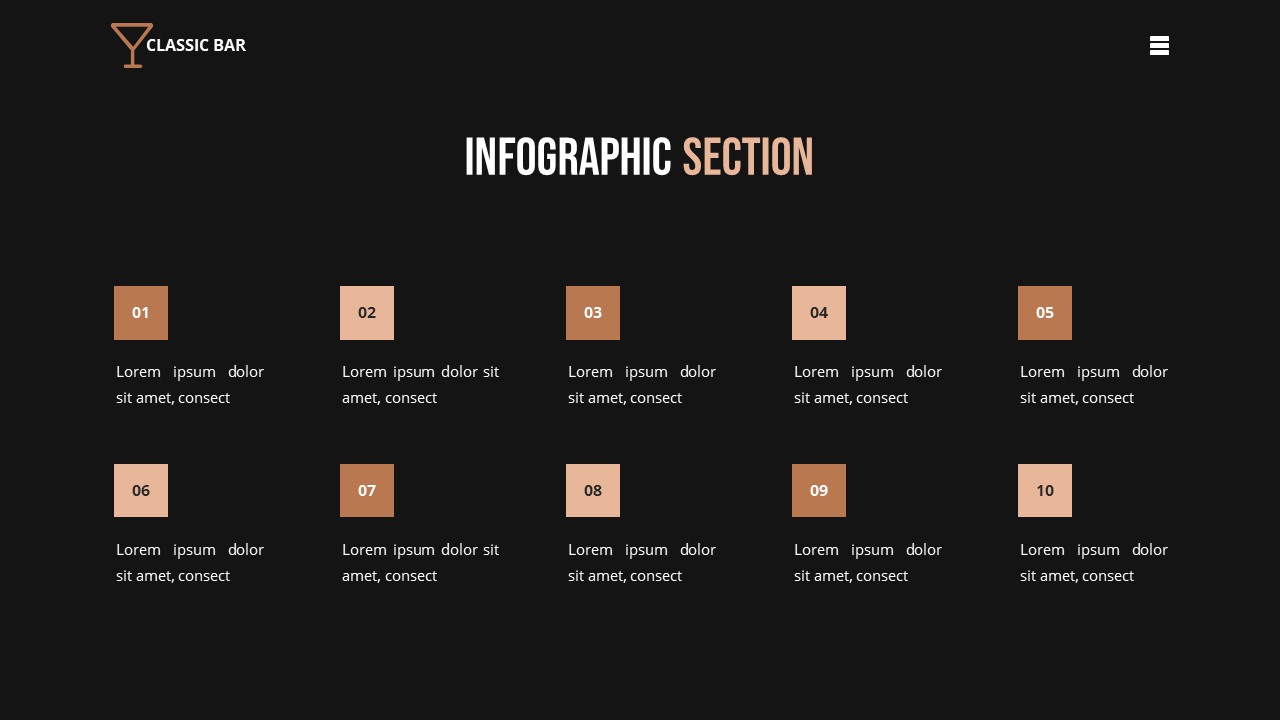 Classic Bar - Pub & Bar Powerpoint Templates, Presentation Templates