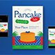 Cream Modern Pancake Sale Flyer Set, Print Templates | GraphicRiver