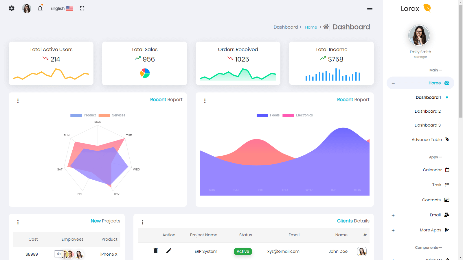 Lorax - Angular 18+ Material Design Admin Template by redstartheme