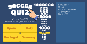 Soccer quiz - words game by Flikes | CodeCanyon