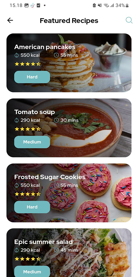 Pro Recipes App - Ultimate Pro Recipes Full Application Flutter App by JeffDevelopers