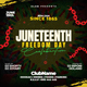 Juneteenth Celebration Flyer, Print Templates | GraphicRiver
